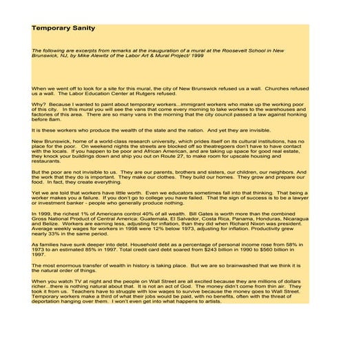 Temporary Sanity | DOC