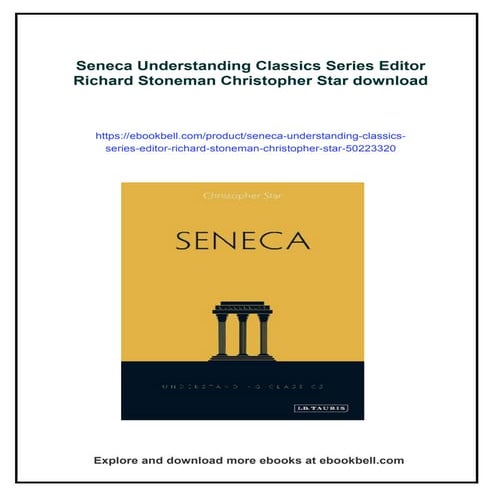 Seneca Understanding Classics Series Editor Richard Stoneman ...
