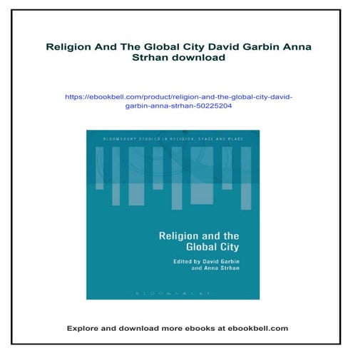Religion And The Global City David Garbin Anna Strhan | PDF