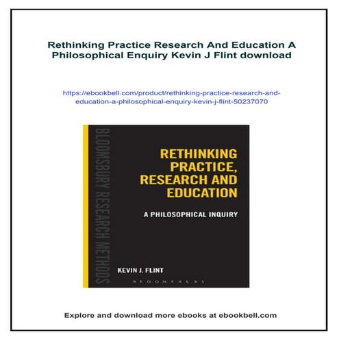 Rethinking Practice Research And Education A Philosophical Enquiry ...