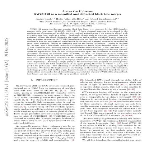 Across the Universe: GW231123 as a magnified and diffracted black hole ...