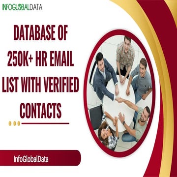 Enhance Your Marketing Effort With Our Segmented HR Mailing List | PPT