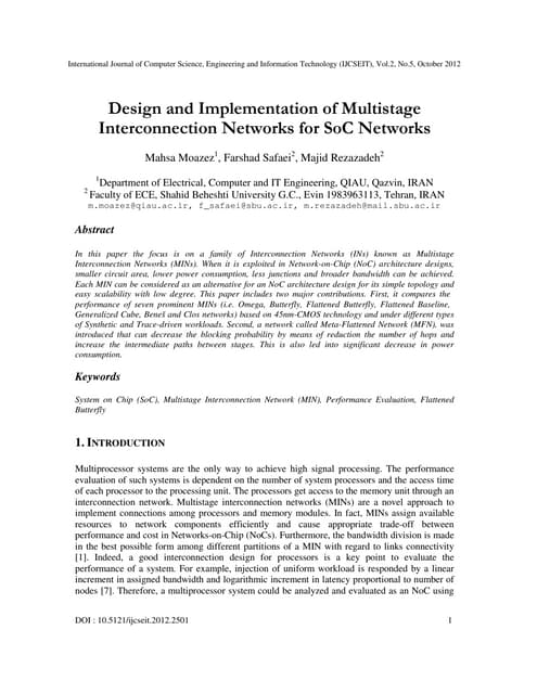 Topology Design of Extended Torus and Ring for Low Latency Network-on-Chip Architecture | PDF