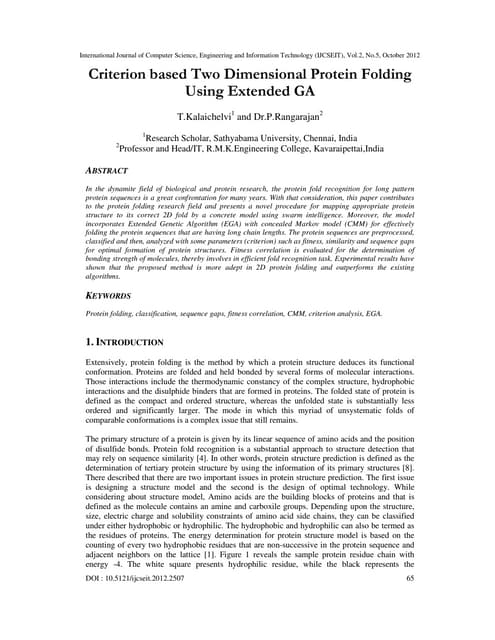 Protein Structure - threading Protein modelling pptx | PDF