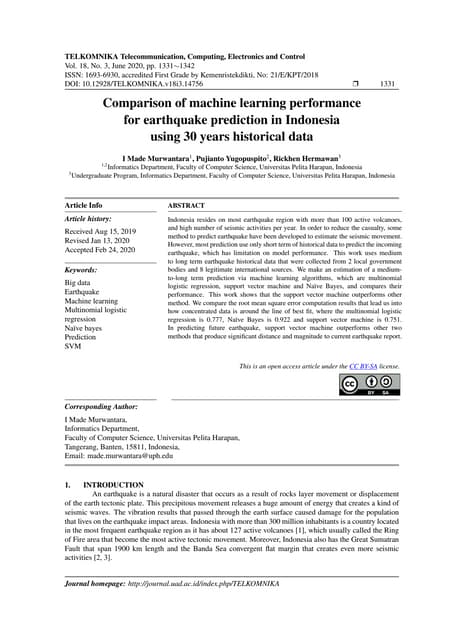 Earthquake Prediction Ppt That Helps For Predicting The Earthquake Pptx Computing
