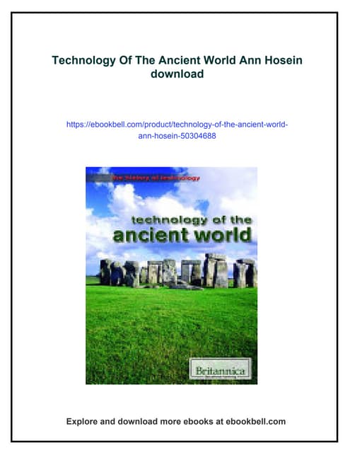 Ancient technology in world history | PPTX