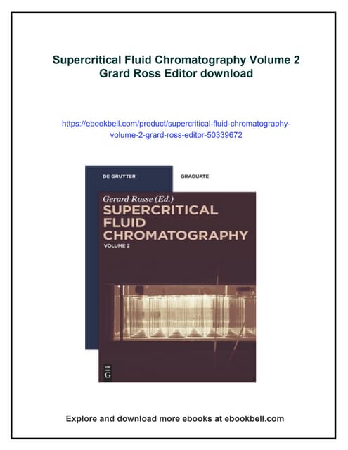 Super crtical fluid chromatography ppt | PPTX