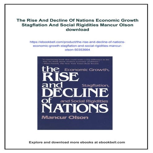 The Rise And Decline Of Nations Economic Growth Stagflation And Social ...