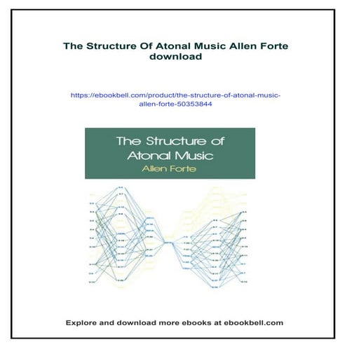 The Structure Of Atonal Music Allen Forte | PDF