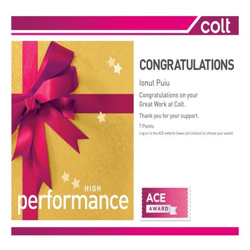 Ace Award 1 | PPT