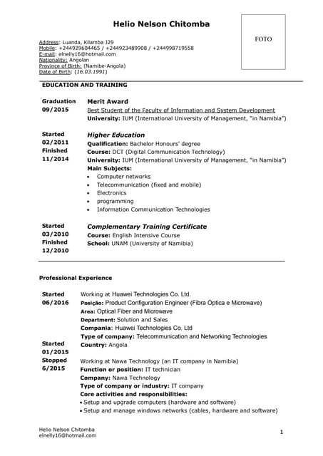 Thabiso CURRICULUM VITAE | DOCX