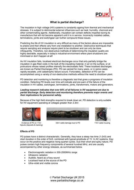 Diagram of Partial Discharge(PD) Tester | PPT