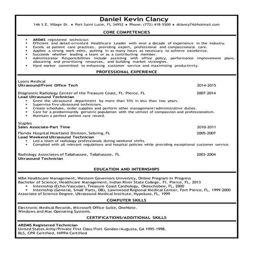 Daniel Clancy Resume New | DOCX