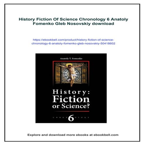 History Fiction Of Science Chronology 6 Anatoly Fomenko Gleb Nosovskiy ...