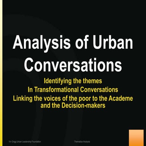 670-11 Analysis of Urban Conversations 675-5 | PPT