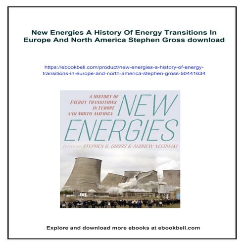 New Energies A History Of Energy Transitions In Europe And North ...