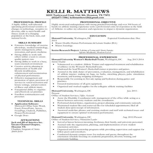 Judy's Resume 1 | DOCX