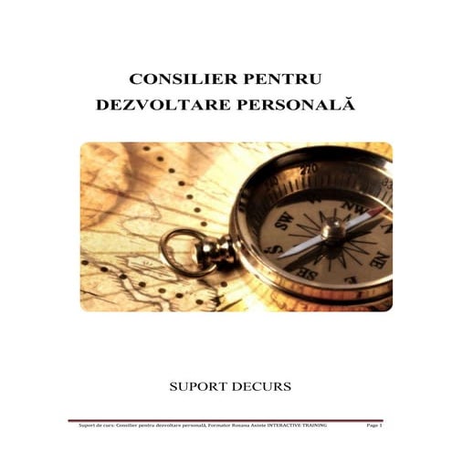 Suport-curs-consilier-dezvoltare-personala | PDF
