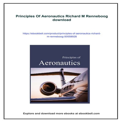 Principles Of Aeronautics Richard M Renneboog | PDF