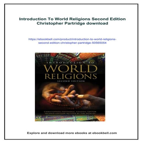 Introduction To World Religions Second Edition Christopher Partridge | PDF