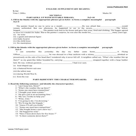 253 10-english-1-2-model-tests | PDF | Standardized Testing ...