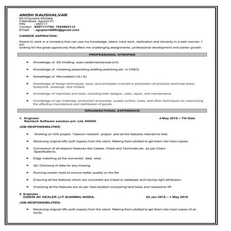 Anish Resume | DOC