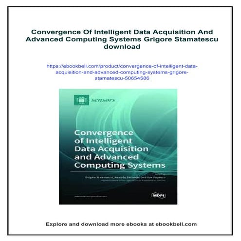 Convergence Of Intelligent Data Acquisition And Advanced Computing ...