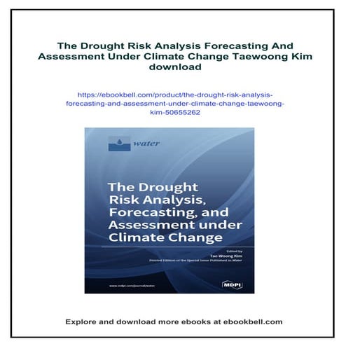 The Drought Risk Analysis Forecasting And Assessment Under Climate ...