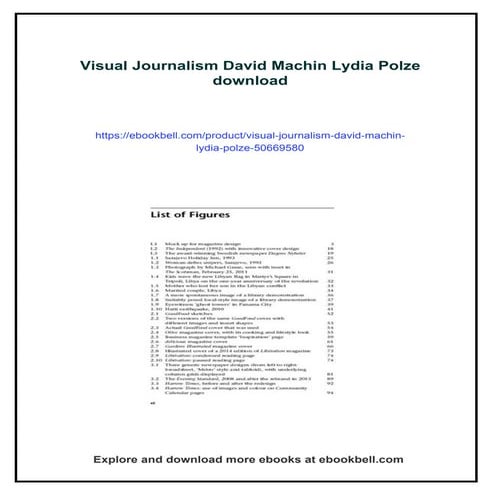 Visual Journalism David Machin Lydia Polze | PDF