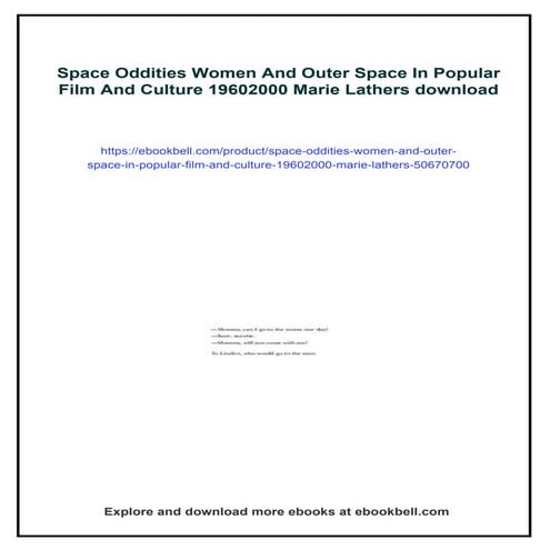 Space Oddities Women And Outer Space In Popular Film And Culture ...