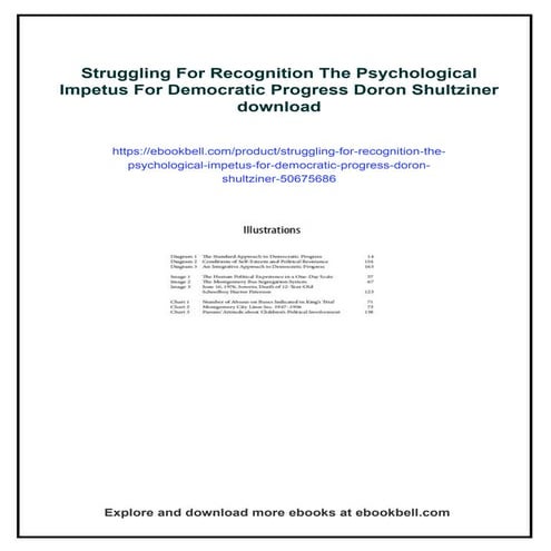 Struggling For Recognition The Psychological Impetus For Democratic Progress Doron Shultziner | PDF