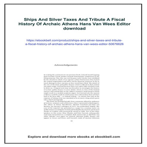 Ships And Silver Taxes And Tribute A Fiscal History Of Archaic Athens ...