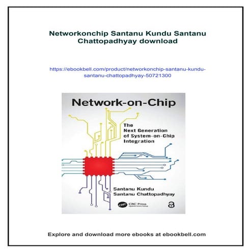 Networkonchip Santanu Kundu Santanu Chattopadhyay | PDF