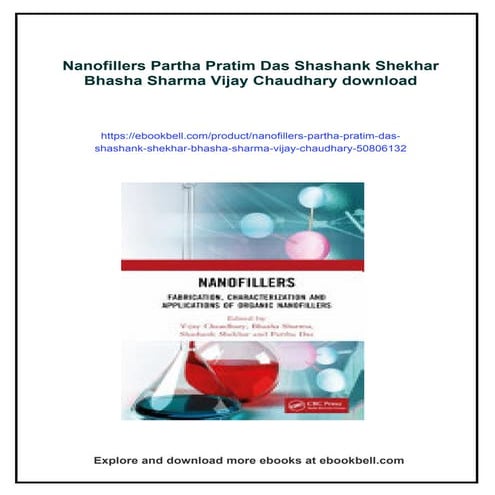 Nanofillers Partha Pratim Das Shashank Shekhar Bhasha Sharma Vijay Chaudhary | PDF