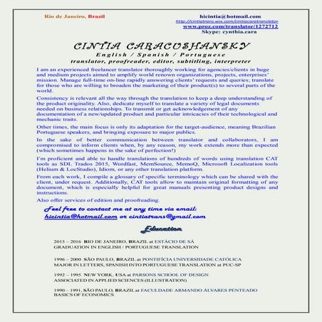 Cynthia Cara CV 2016_EN | PDF