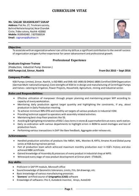my resume 1 | DOC