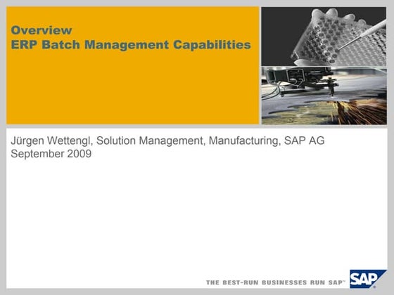 Pp batch management-presentation | PPT | Databases | Computer Software and Applications