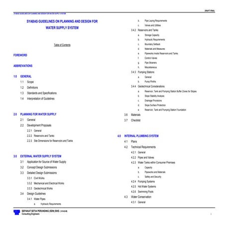 METER ARRANGEMENTS amd standard drawings for pipe laying works | PDF