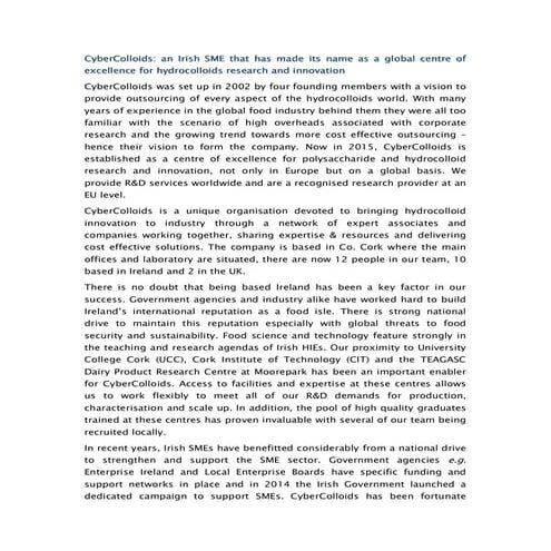 Showcase Ireland Article May 2015 | PDF