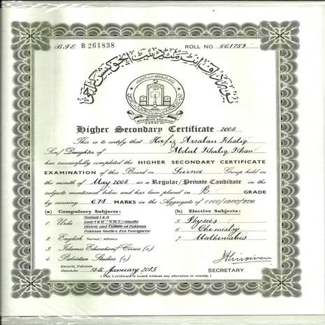 inter certificate | PDF