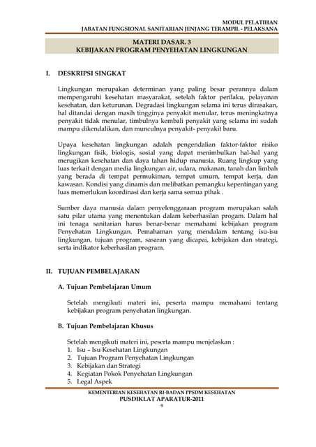 Program penyehatan lingkungan | PPT