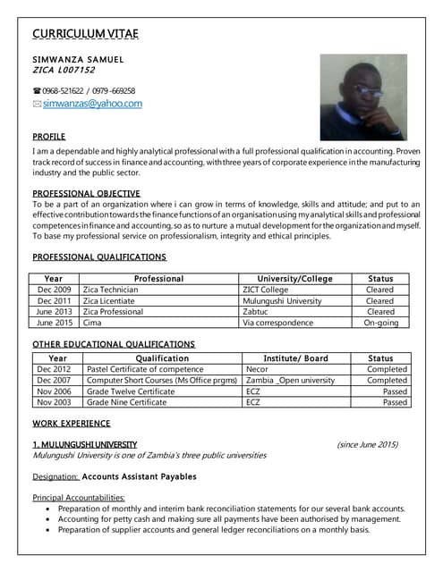 OKEYO FREDRICK ONYANGO CV | DOC