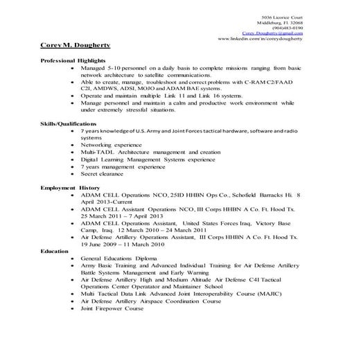 Dougherty, Corey Resume | DOCX