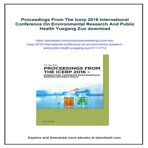 Environmental Chemistry Conference Brochure | PDF