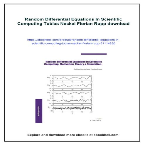 Random Differential Equations In Scientific Computing Tobias Neckel Florian Rupp | PDF