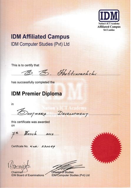 Diploma In International Trade | PDF