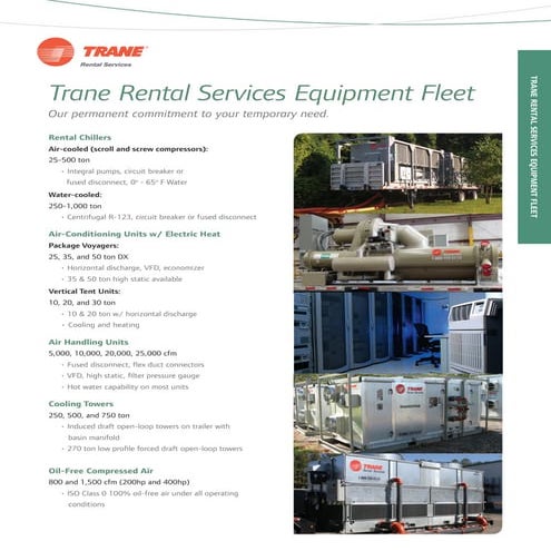 TRS Rental Equipment Line Card | PDF