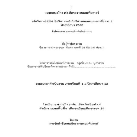 2562 final-project ppp | PDF