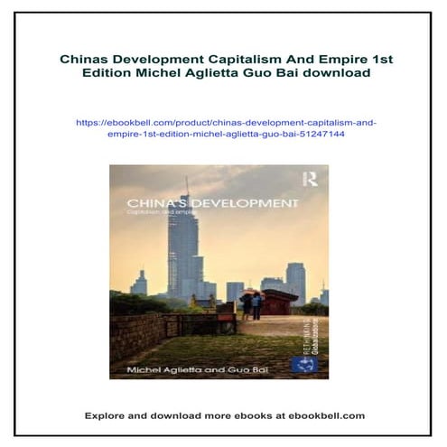 Chinas Development Capitalism And Empire 1st Edition Michel Aglietta ...