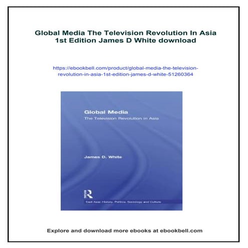 Global Media The Television Revolution In Asia 1st Edition James D ...